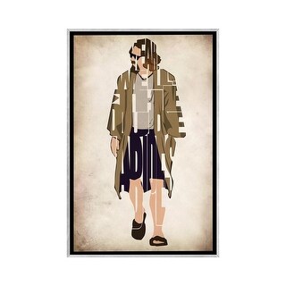 iCanvas "Dude Abides" by Ayse Deniz Akerman Framed - Bed Bath & Beyond ...
